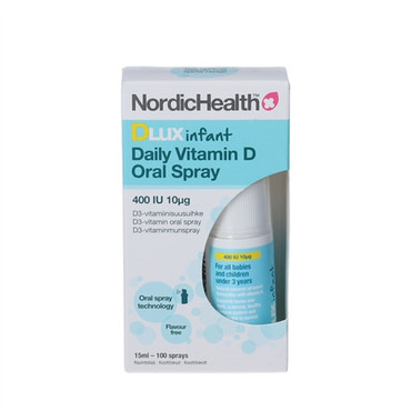 DLux Infant D-vitamin Spray 15 ml - kosttilskud m/D-vitamin