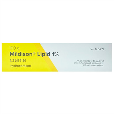Mildison Lipid Creme til eksem, udslet og solskolding 10 mg/g - 100 g