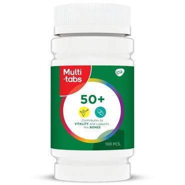 Multi-tabs 50+ 100 stk | Multivitaminer. Køb dem her.