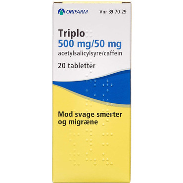 Triplo Tabletter 500 mg/50 mg - 20 stk. | Webapoteket